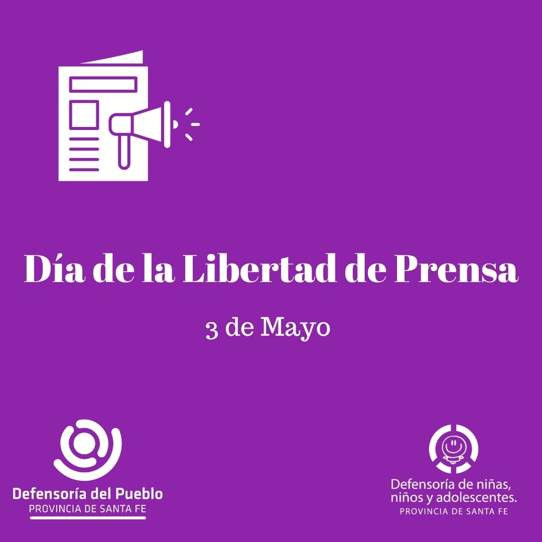 3 De Mayo Día De La Libertad De Prensa Efemérides Novedades Dnna